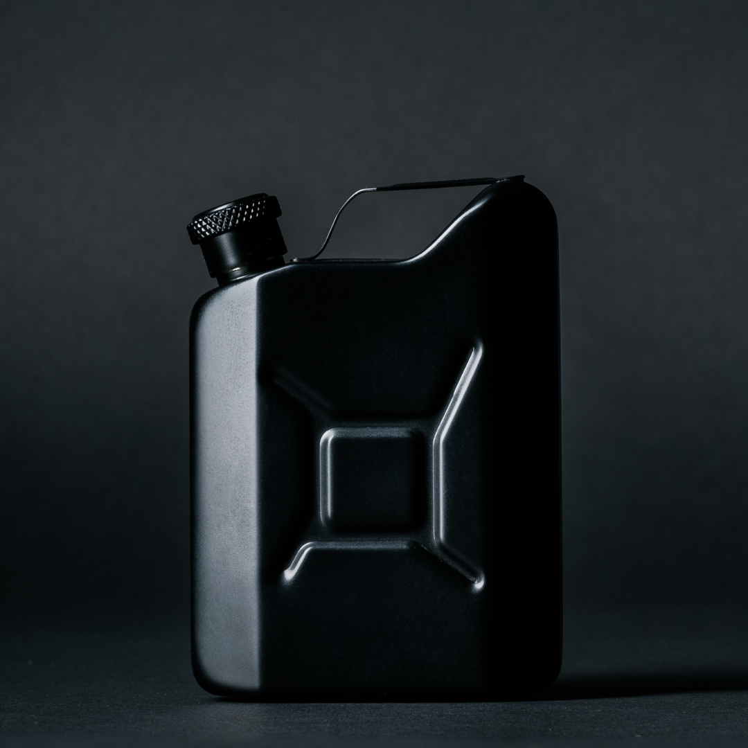 Rusty Barrel Spirits Mini Stainless Steel Jerry Can Hip Flask