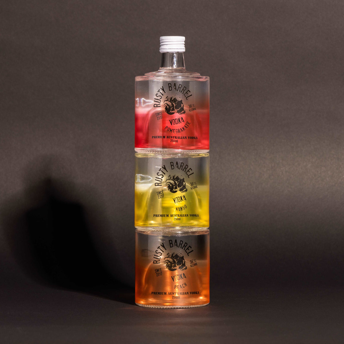 Rusty Barrel Spirits Flavoured Vodka Stacks 750ml